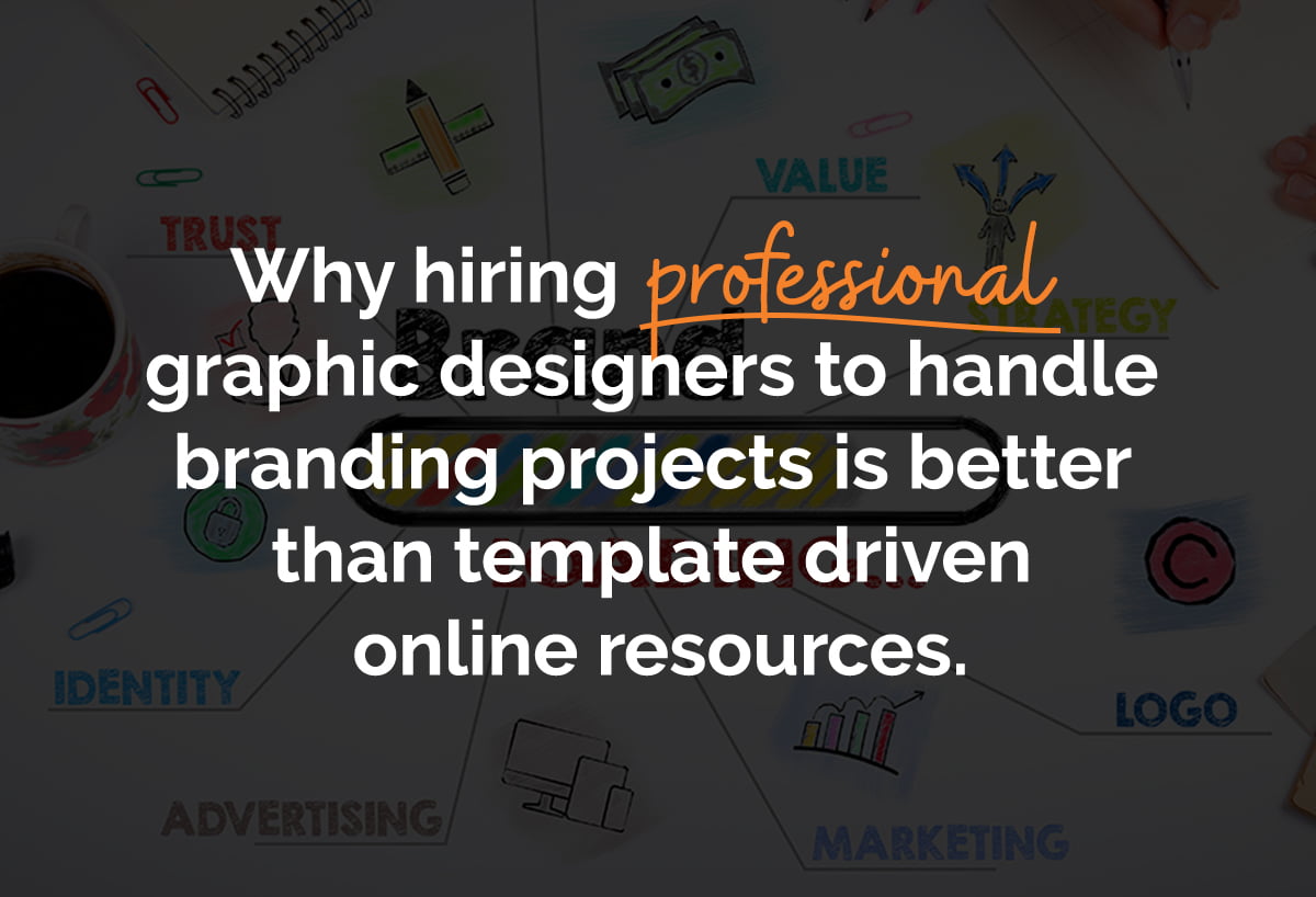 Professional graphic designers vs. template-driven online resources ...