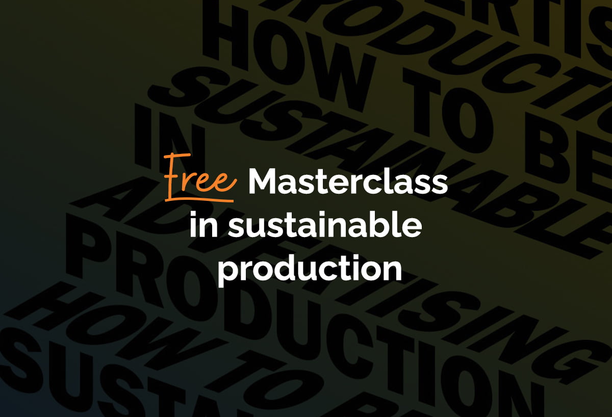 Free Micro-Masterclass in sustainable production - Fresco Creative